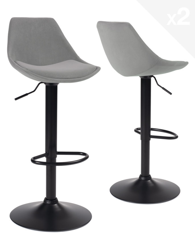 Tabouret de Bar design, confortable et pivotant BASE | Kayelles.com