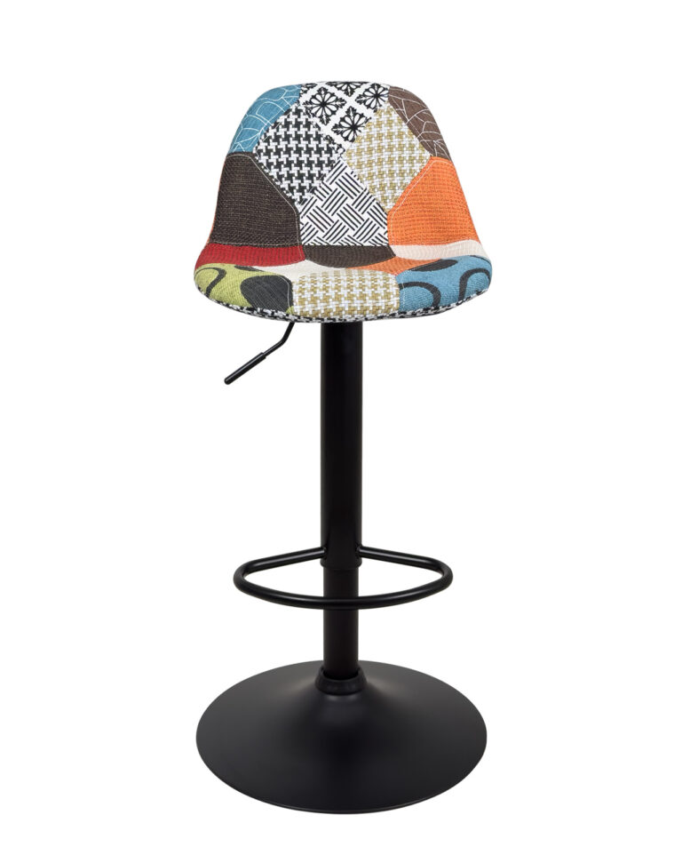 Tabouret de bar patchwork SIG - Lot de 2 | Kayelles.com